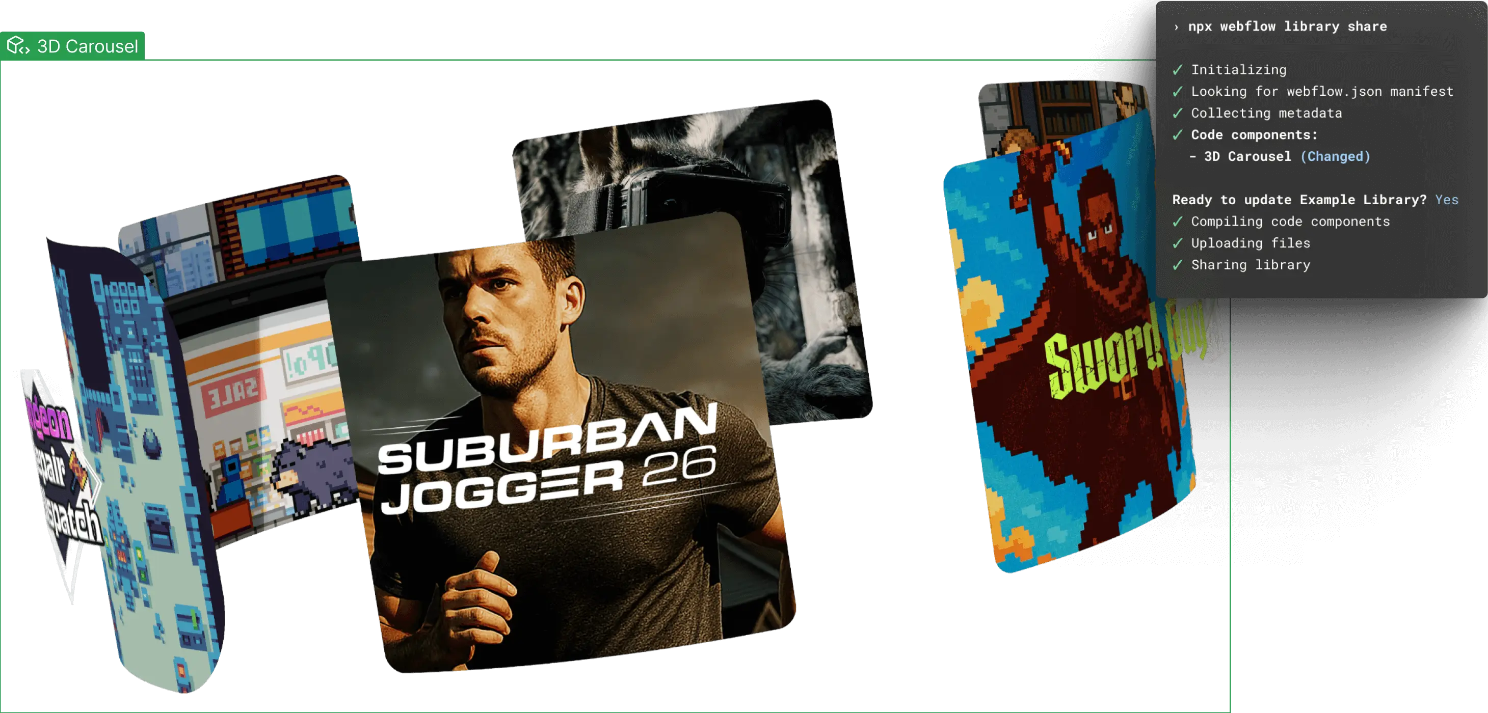 React website builder with Webflow DevLink